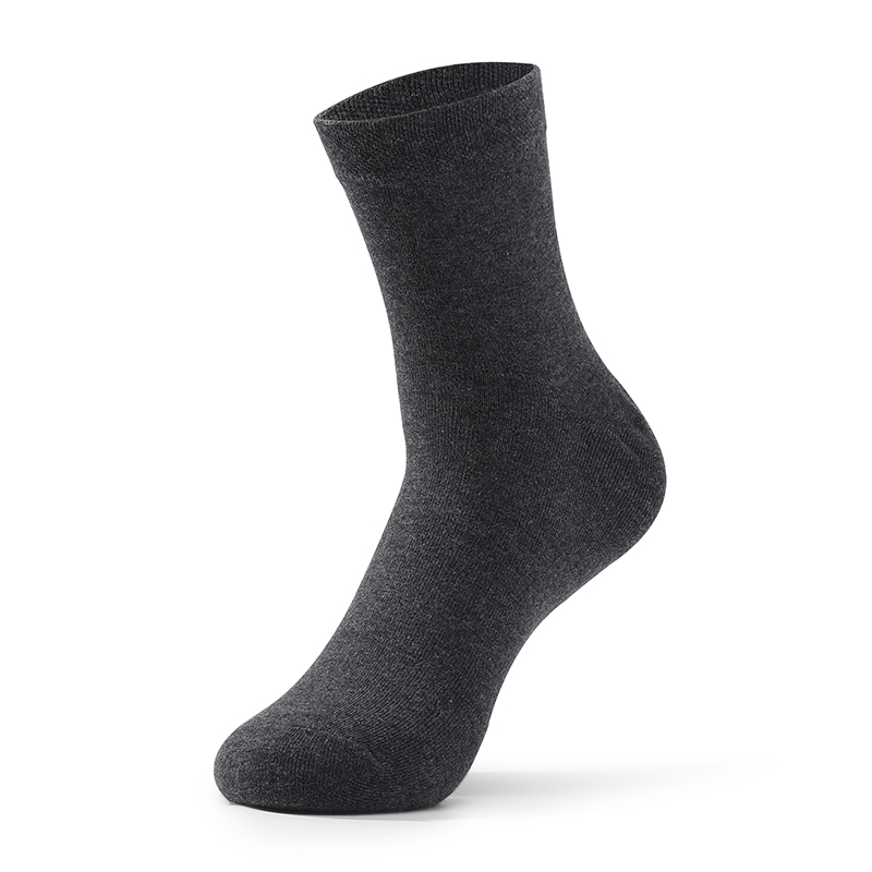 Men Four Seasons Soft Solid Color 5 Pack Cotton Socks | Calceus